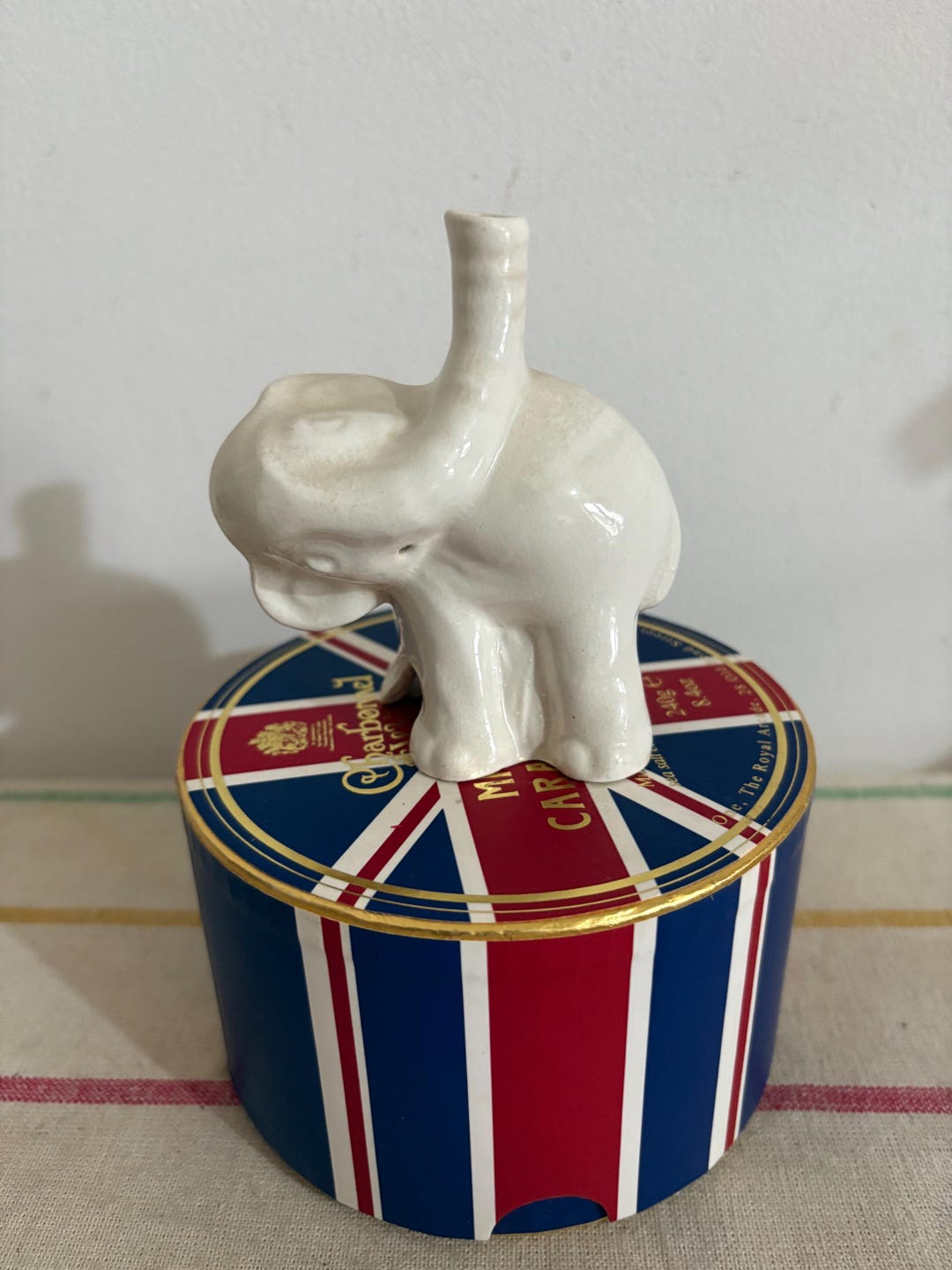 A Really Cute Rare Vintage White Ironstone Elephant Pie Funnel by ...