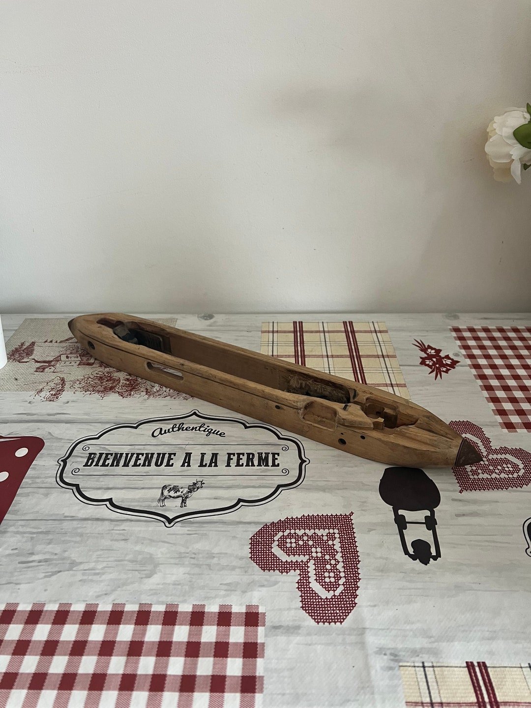 A Beautiful Solid Wood French Antique Weaving Boat Shuttle - Etsy