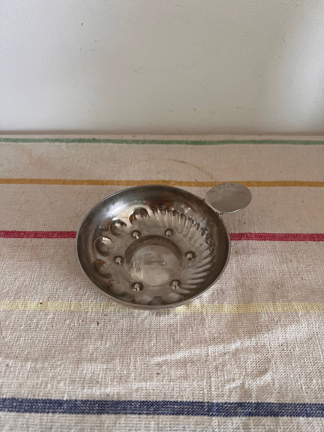 A French Vintage Chrome Plated Sommelier Porringer Wine Tasting Cup - Etsy
