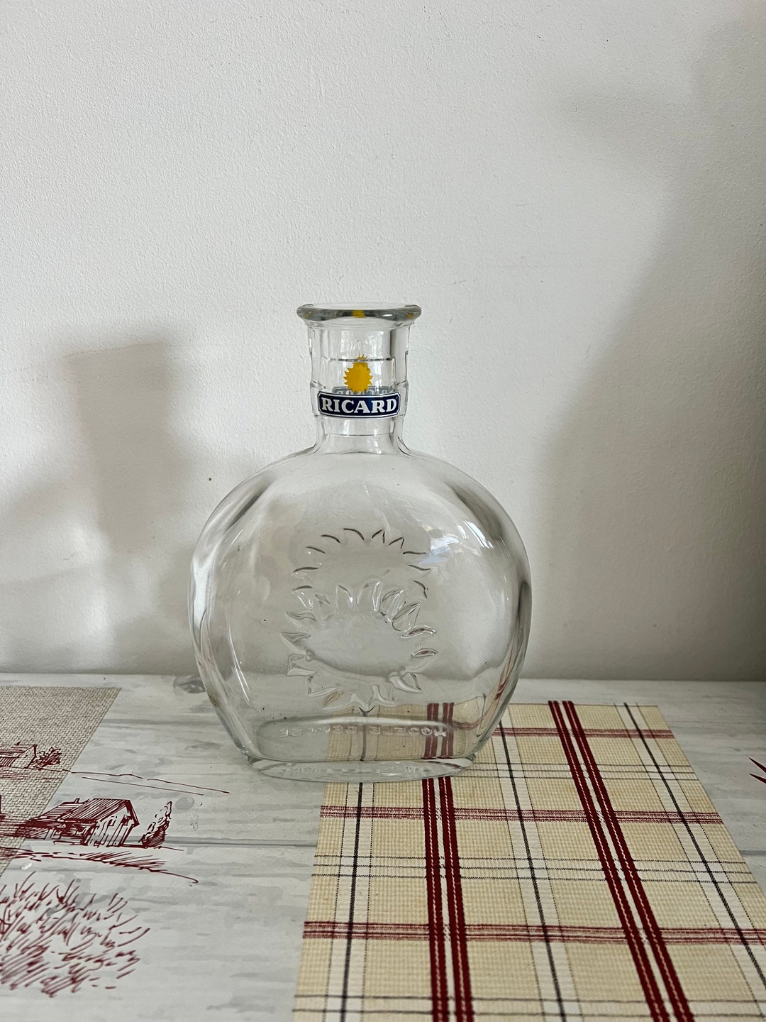 A Rare Vintage French Ricard Water Carafe to Serve Water With Pastis ...
