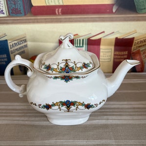 A Stunning Art Deco Antique Alfred Meakin Teapot With a Multi Coloured ...