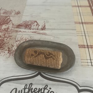 A Small Antique Pewter Dish Tray Paten Used for Communion or Wine ...