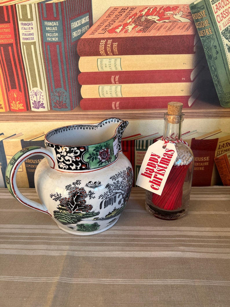 A Lovely Antique TG Green Ming Pattern Pitcher for Your Collection ...
