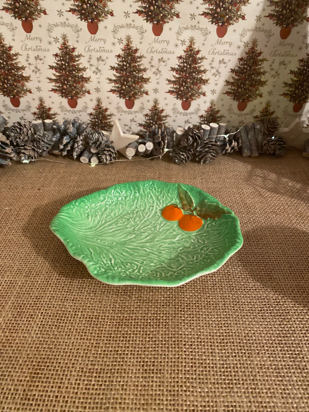 Beautiful Carlton Ware Cabbage Leaf Green Small Bowl Dish With - Etsy