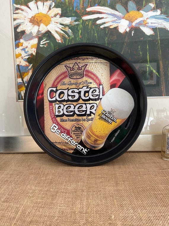 A Large Round Original Le Fermoir Castel Beer Belgium Black - Etsy