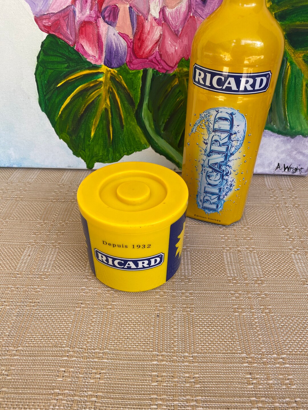 Iconic Collectible Retro Ricard French Lidded Plastic Ice - Etsy