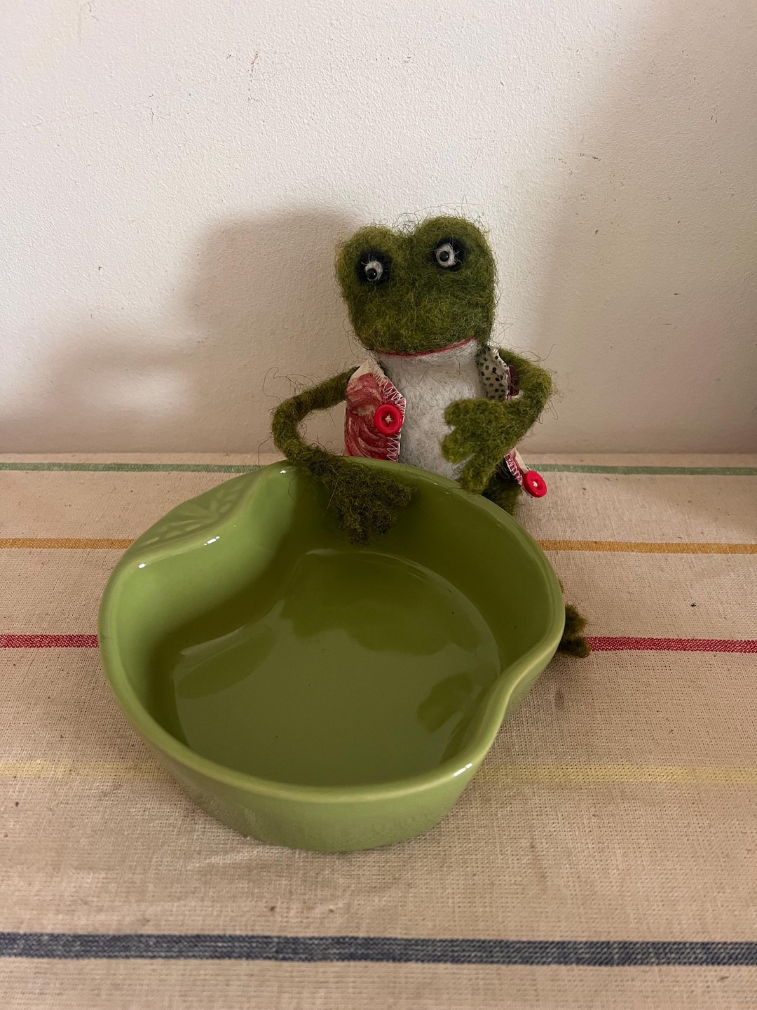 A Rare Apple Green and Shape Ceramic Dish, Perfect for Serving Apple ...