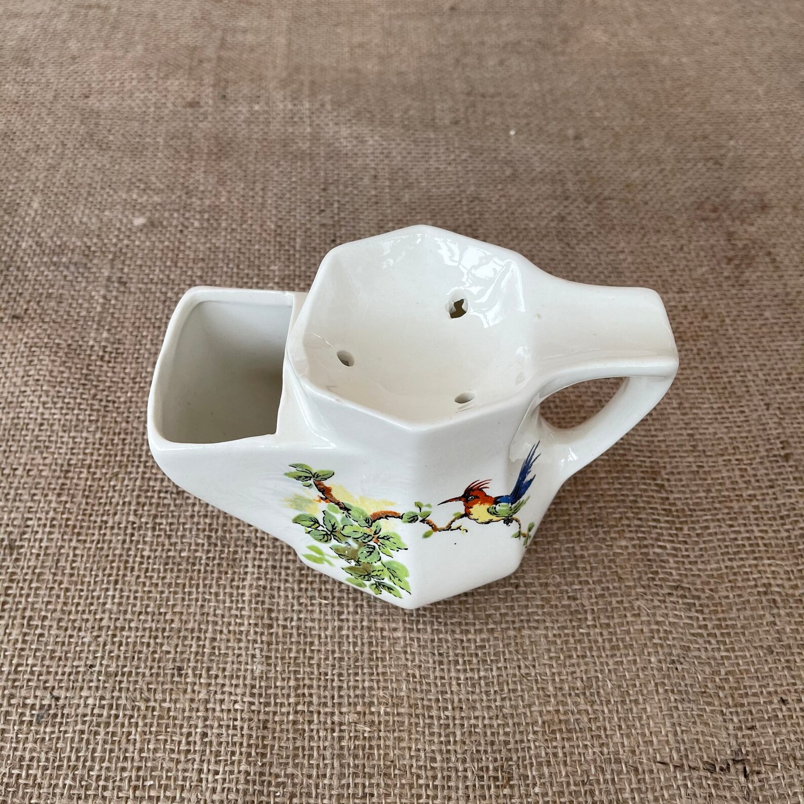 A Lovely Antique Shaving Mug in Cream China With a Colourful - Etsy