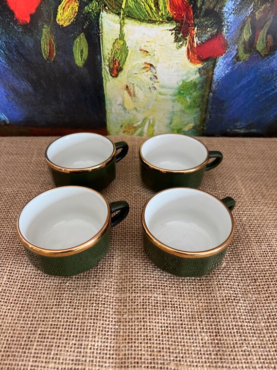 Exquisite French Vintage Apilco Set of Four Small Size - Etsy