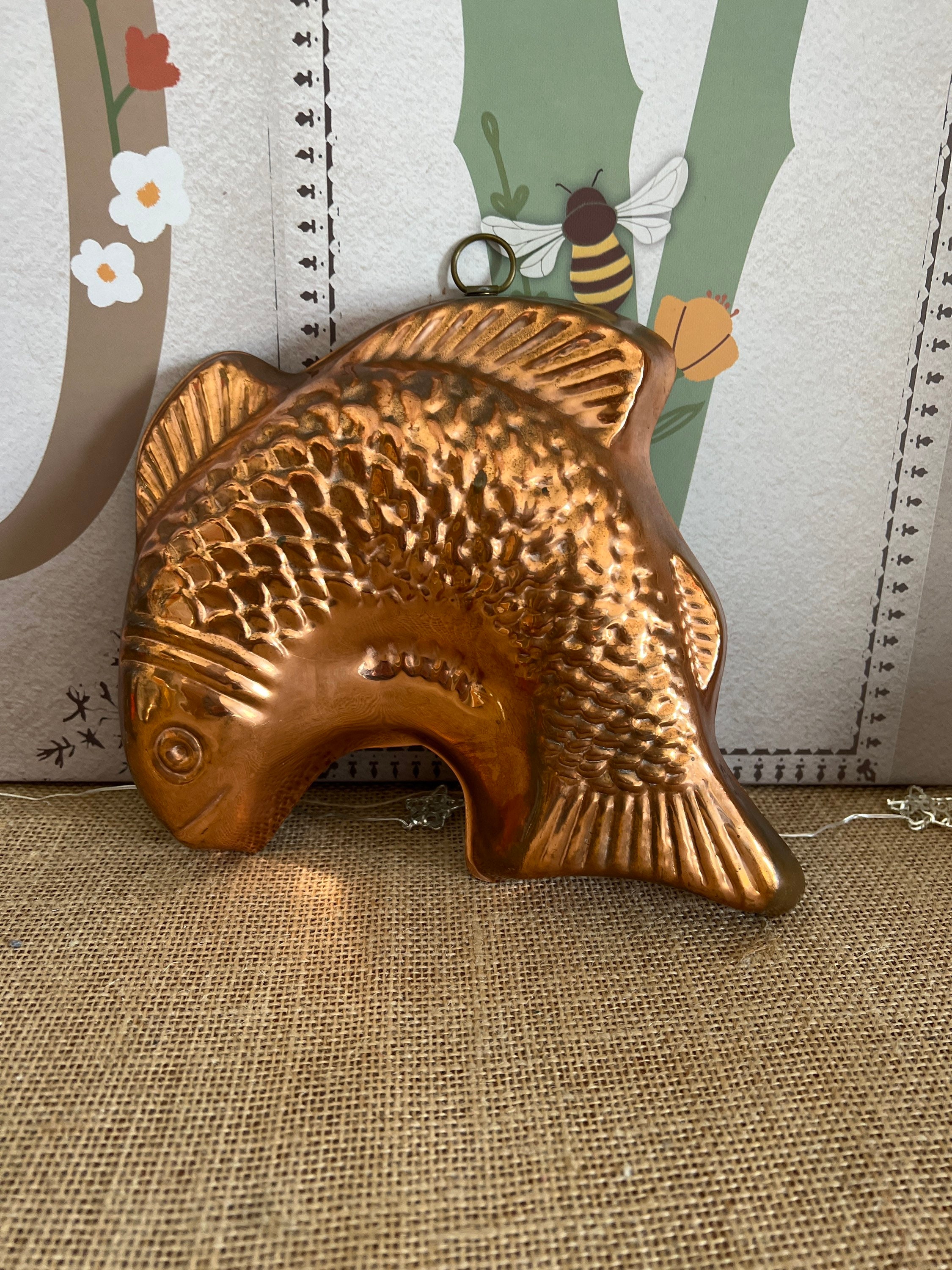 A Fabulous Portuguese Antique Fish Wall Hanging Copper Cooking - Etsy