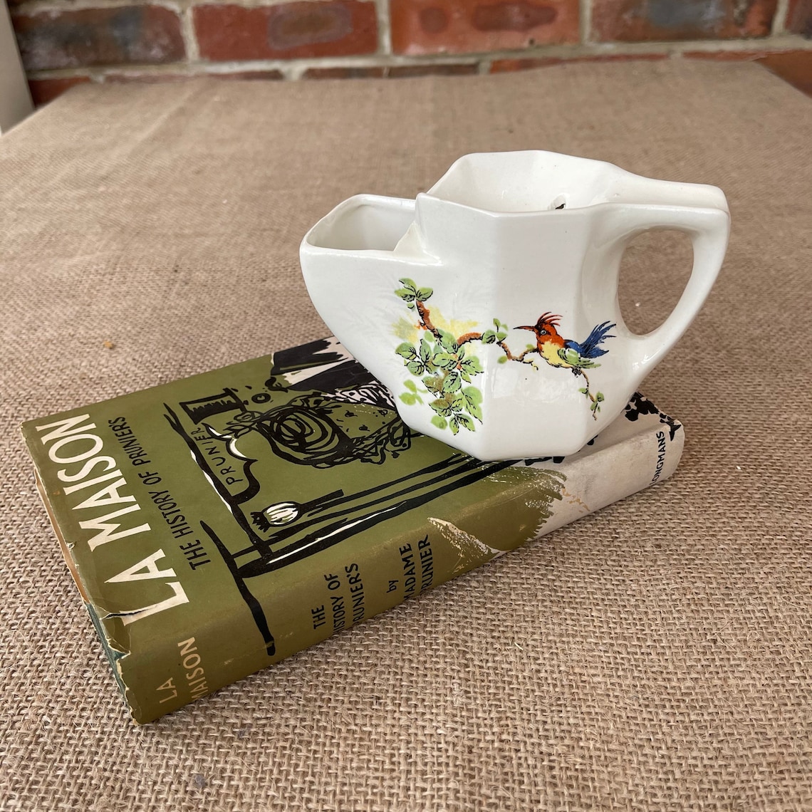 A Lovely Antique Shaving Mug in Cream China With a Colourful - Etsy