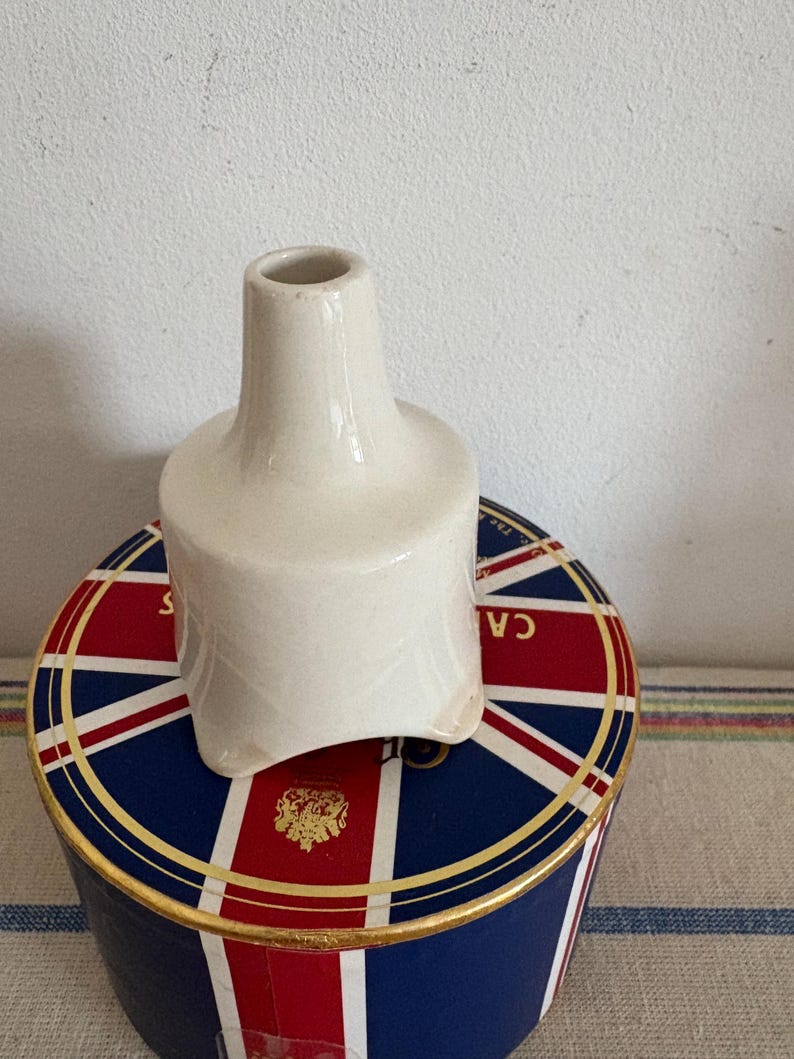 A Well Used Antique Stoneware White Pie Funnel. Perfect for Making the ...