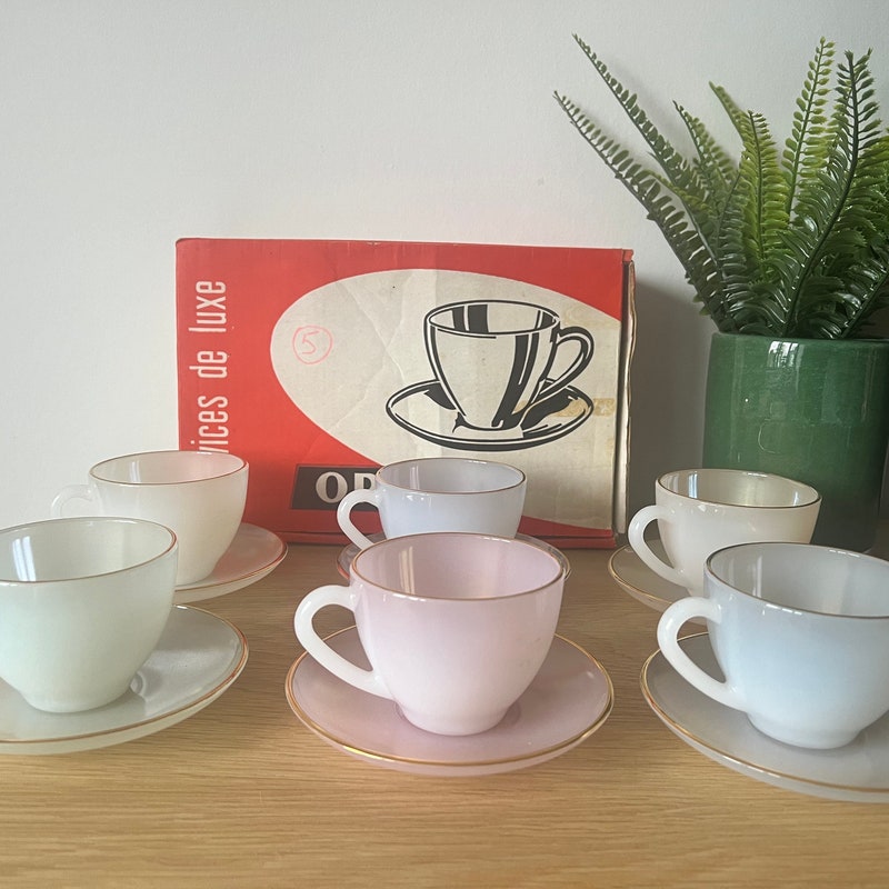 Arcopal Tea Cups - Etsy