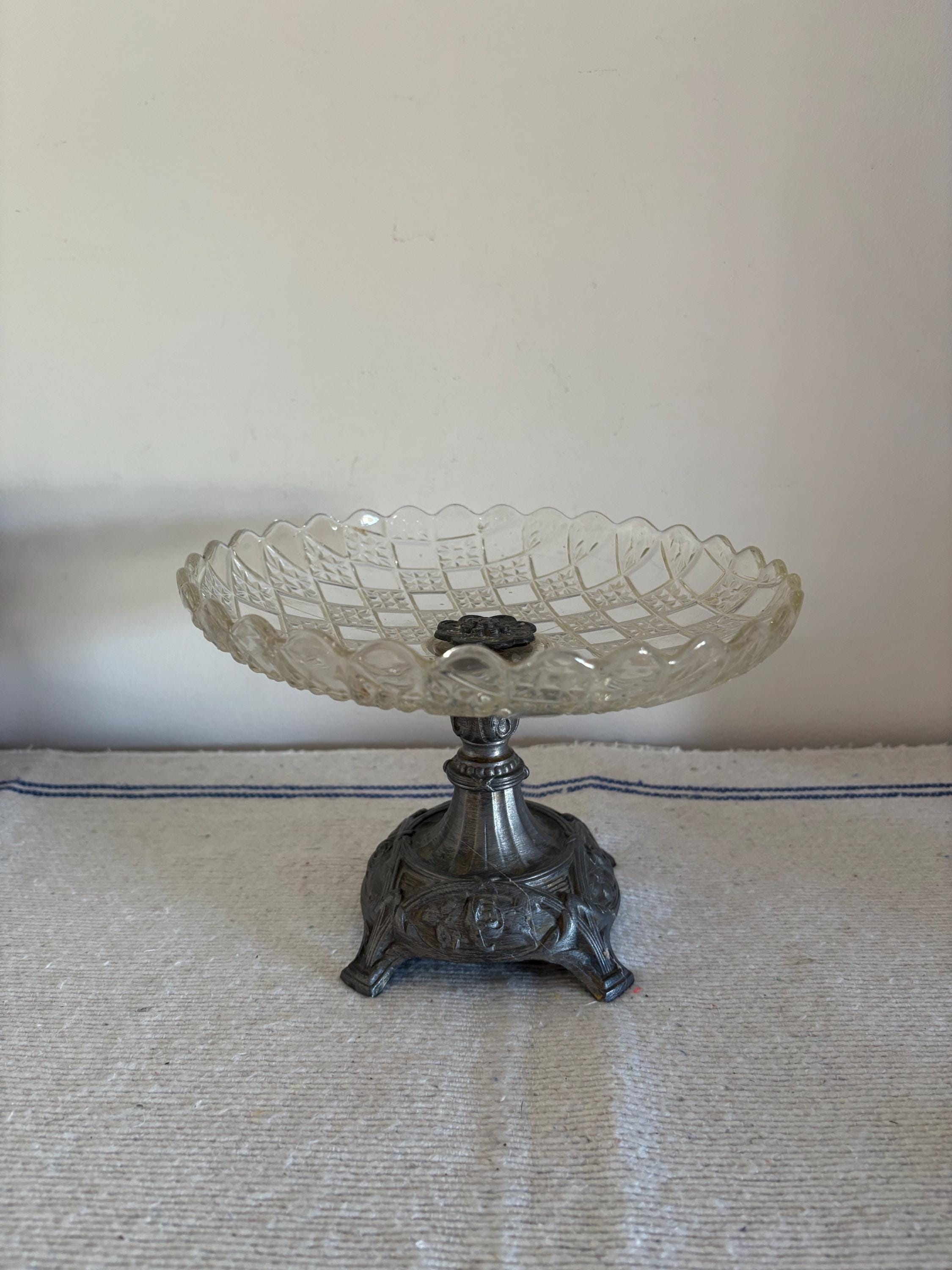 A Rare Beautiful French Art Nouveau 1922 Cake, Scone, Fruit Centrepiece ...
