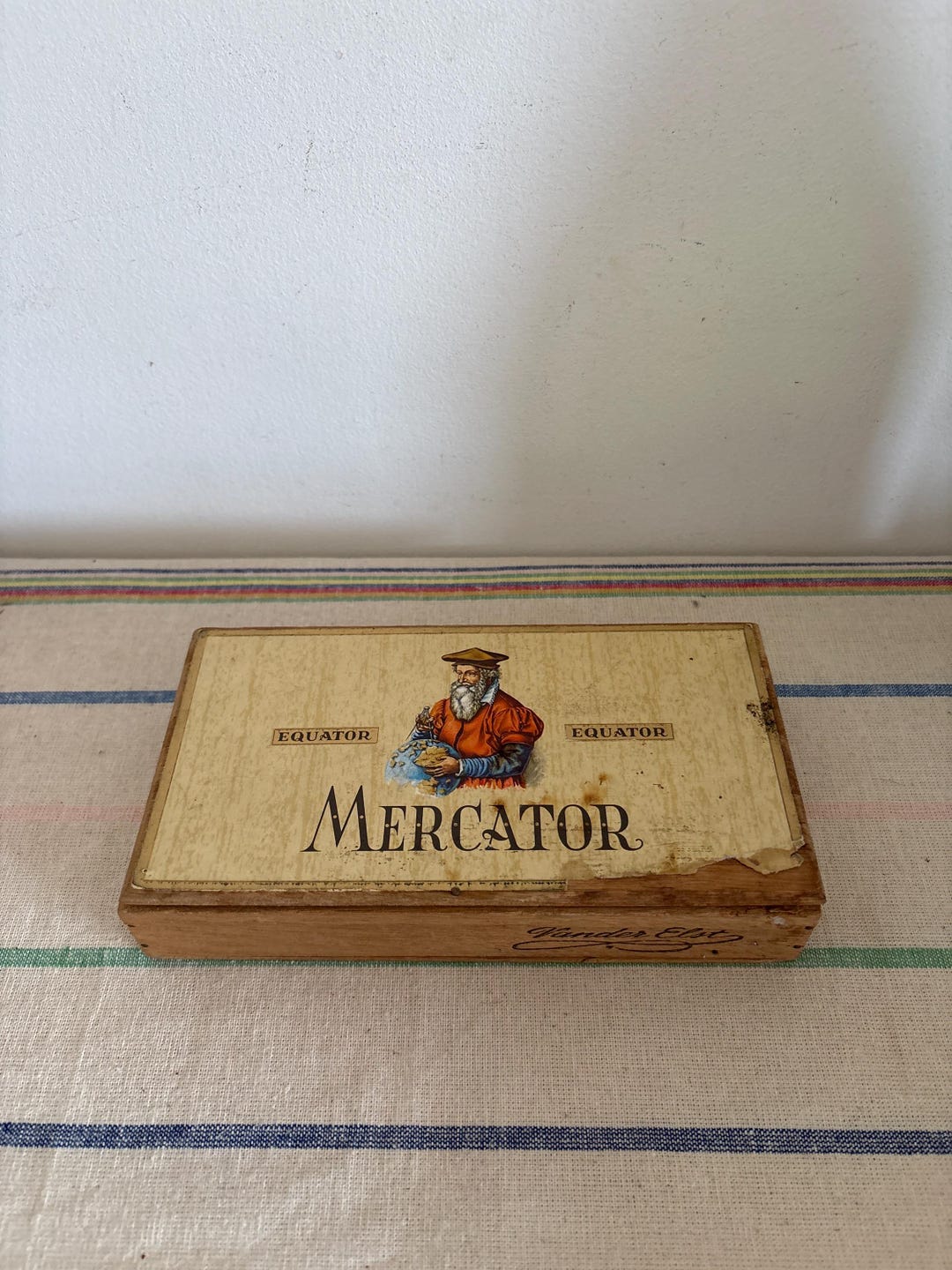 An Original Ply Wood Mercator - Equator Vander Elst Cigar Box - Etsy