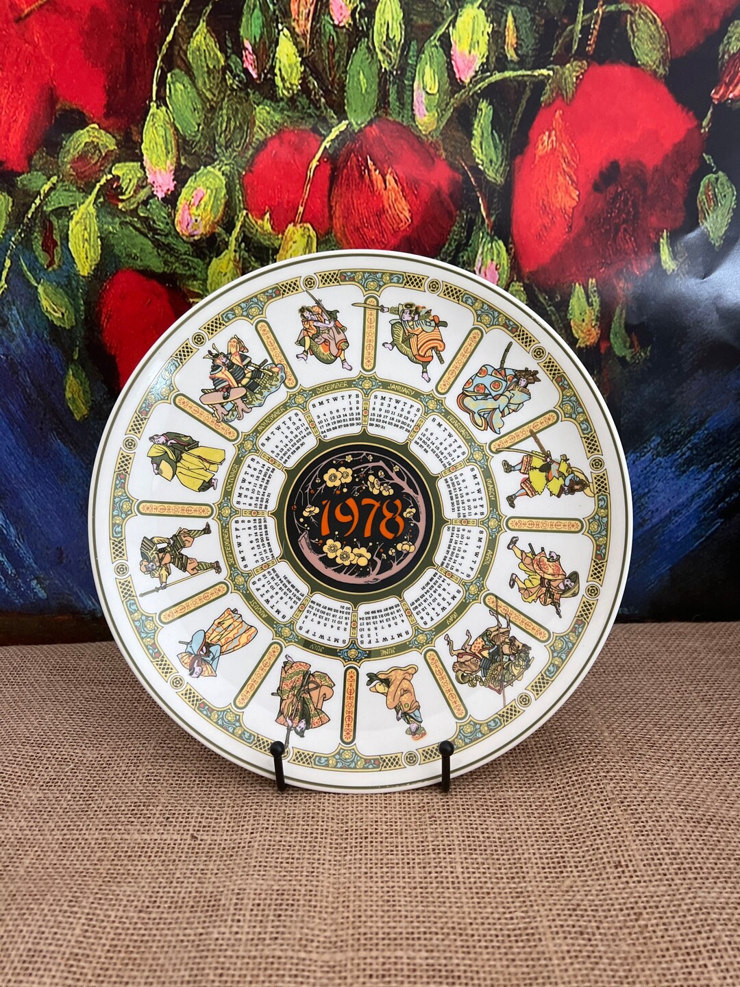 A Wedgwood 1978 Collector Plate Called Samurai From the 8th Calendar ...