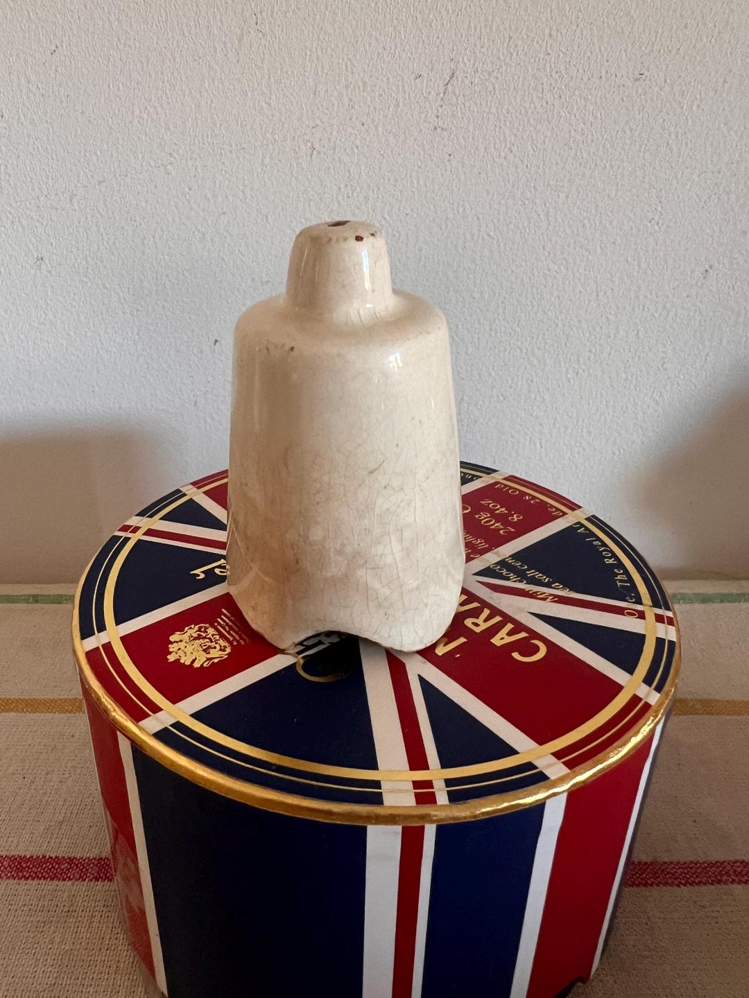 A Well Used Antique Stoneware White Pie Funnel. Perfect for Making the ...