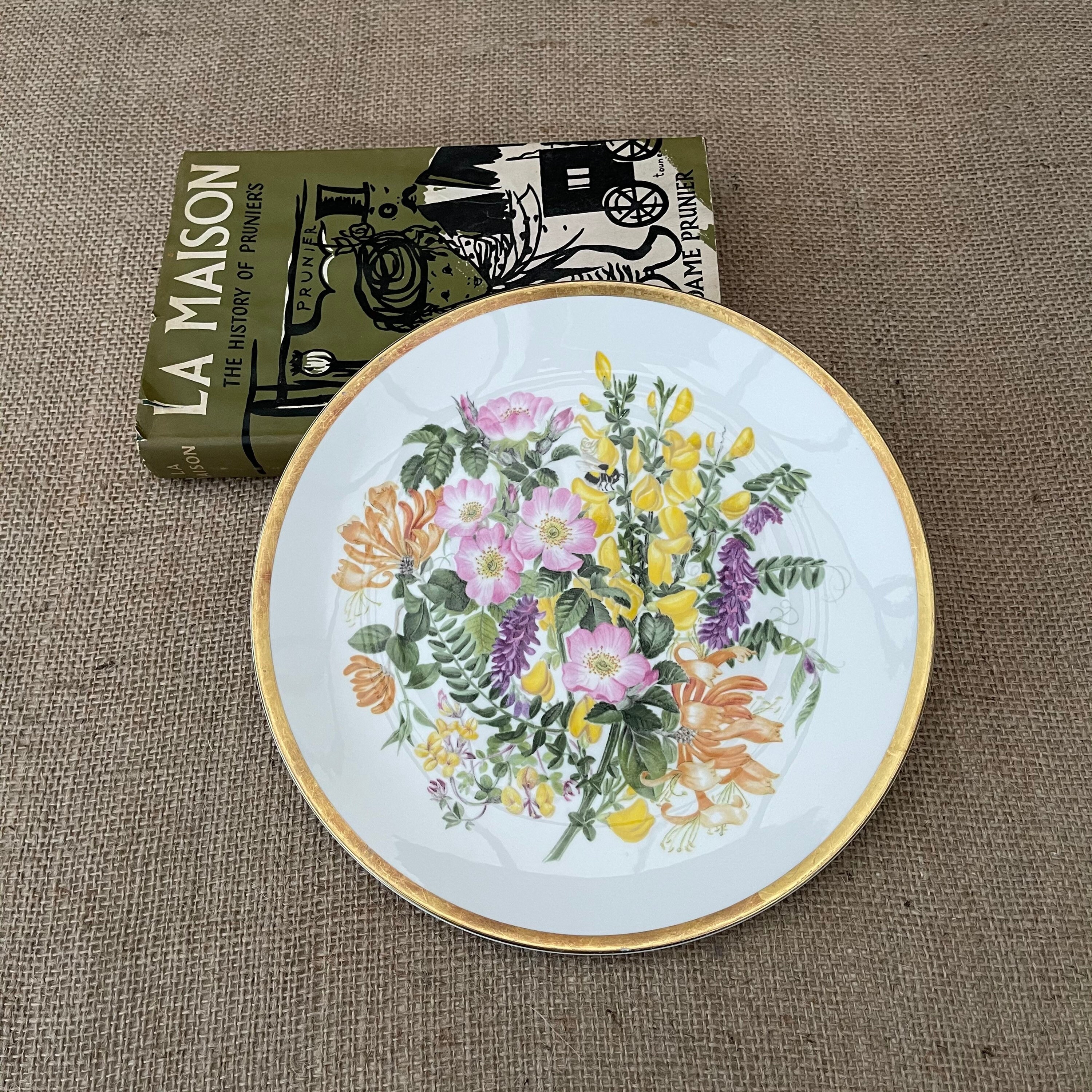 Caverswall Wildflowers Fine Bone China Plate No 2 Mary Grierson Lane ...