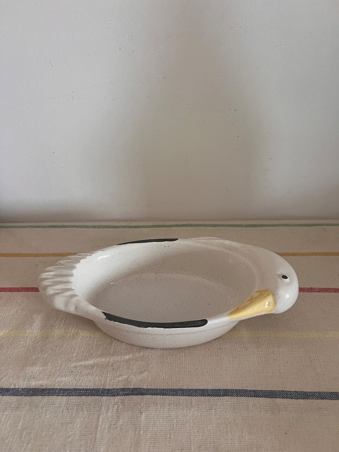 French Vintage Regis Bahier Goose Design Stoneware Pate, Terrine, Foie ...