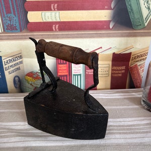 A Lovely British Victorian Era Cast Iron Antique Iron, Ideal for Use as ...