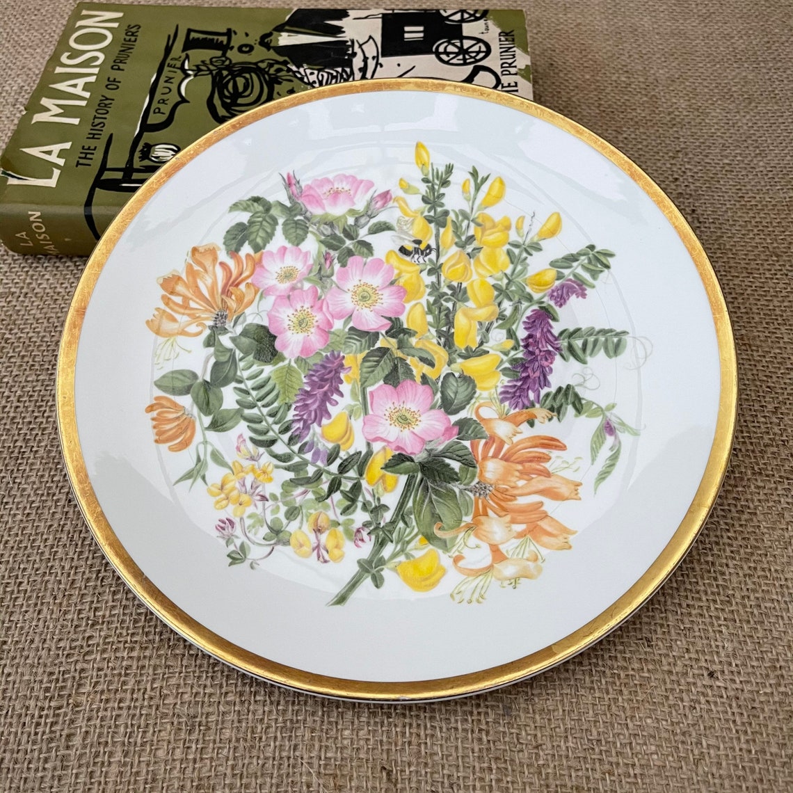 Caverswall Wildflowers Fine Bone China Plate No 2 Mary - Etsy