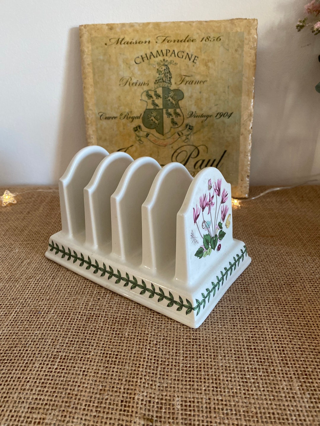 A Lovely Portmeirion the Botanic Garden Vintage Four Thick Slice China ...