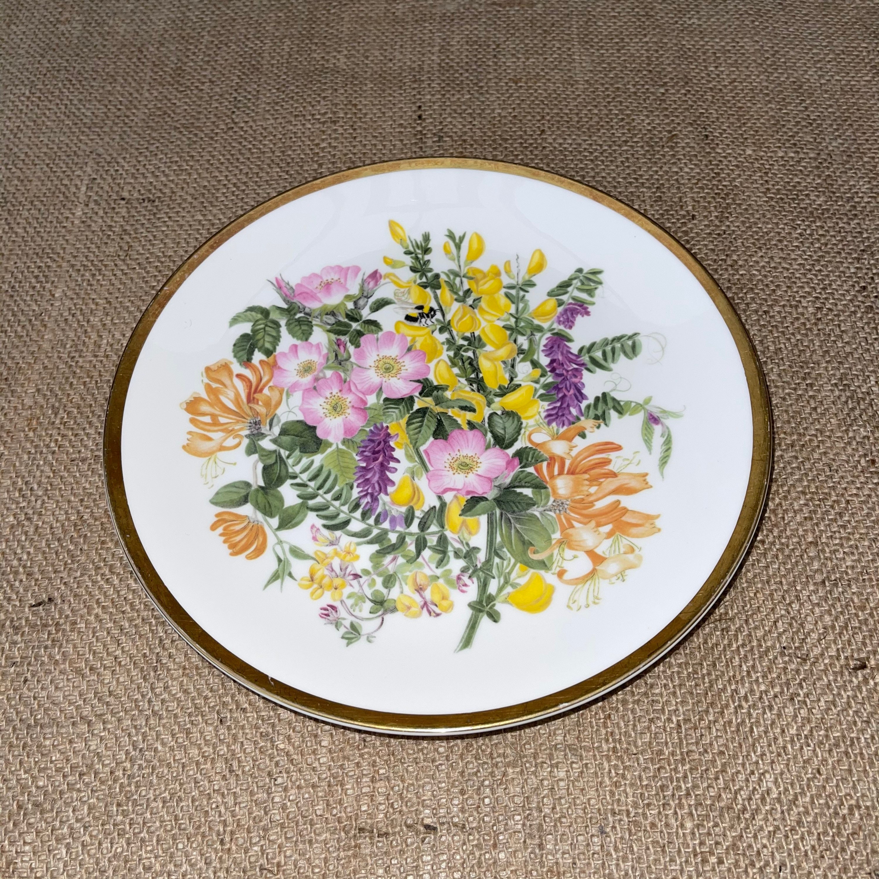 Caverswall Wildflowers Fine Bone China Plate No 2 Mary Grierson Lane ...