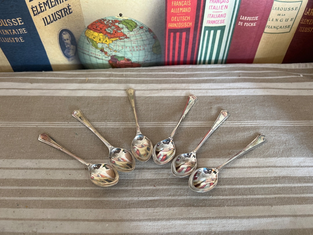 A Gorgeous Set of Six Dainty EPNS Art Deco Teaspoons - Etsy