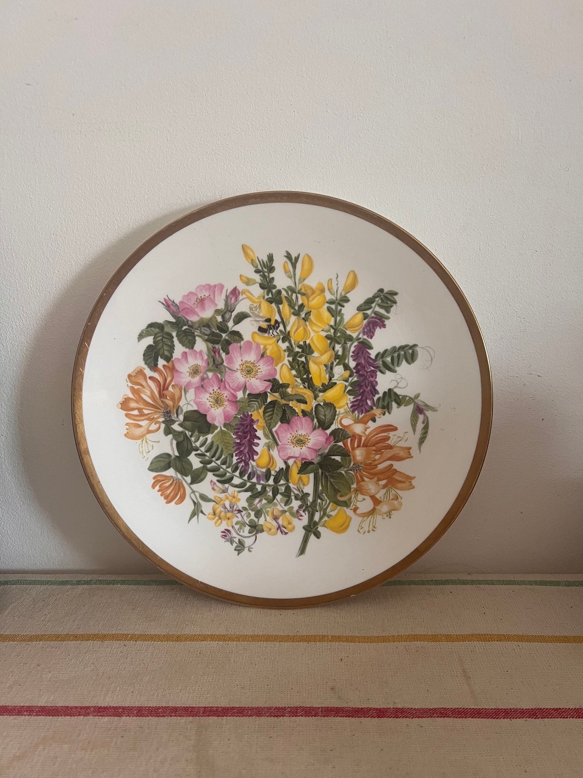 Caverswall Wildflowers Fine Bone China Plate No 2 Mary Grierson Lane ...