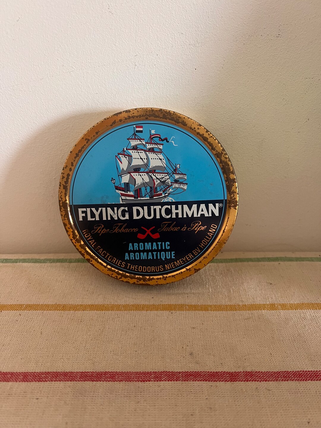 An Original Flying Dutchman Pipe Tobacco Tin - Royal Factories ...