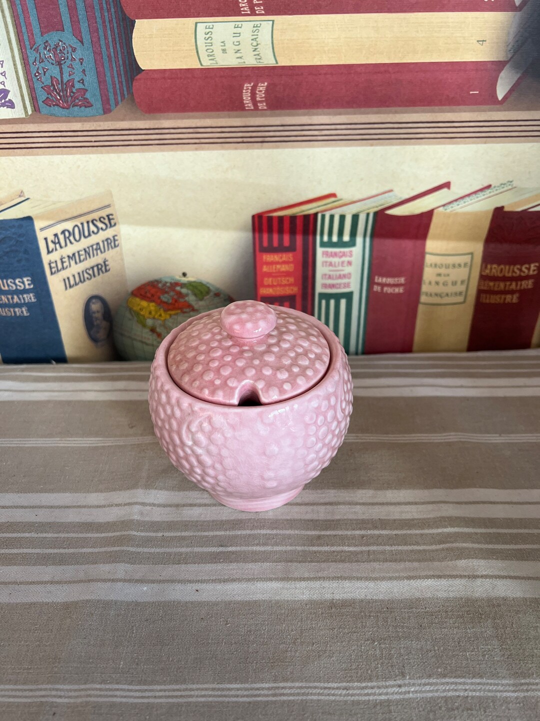 A Rare Pastel Pink Sylvac 1957 Lidded Jam Pot Dish With Cut - Etsy