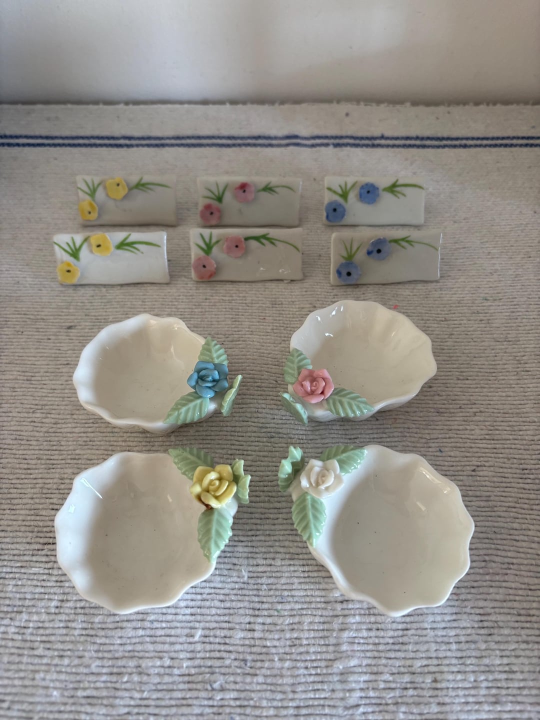 Beautiful Set of 6 Shafford Japan Bone China Place Names With Four ...