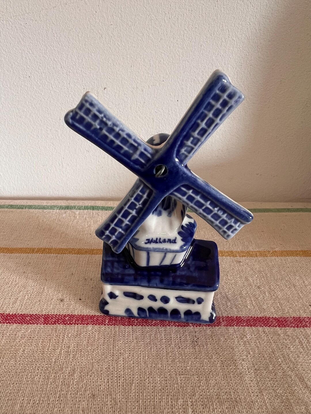 An Antique Delft Blue Dutch Holland China Hand Painted Blue and White ...