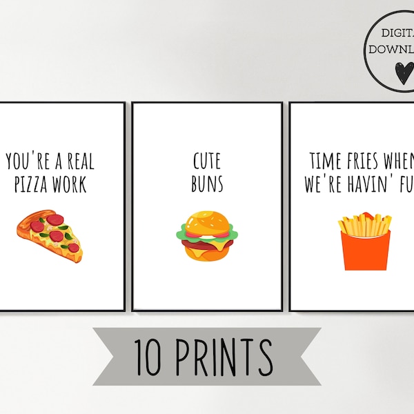 Kitchen Pun Signs - Etsy