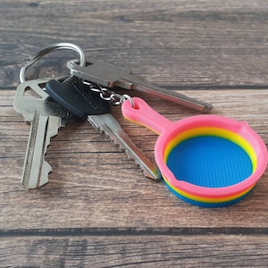 Pansexual Pride Keychain, PAN PAN, Subtle LGBTQ+ Pride, Punny Cute ...