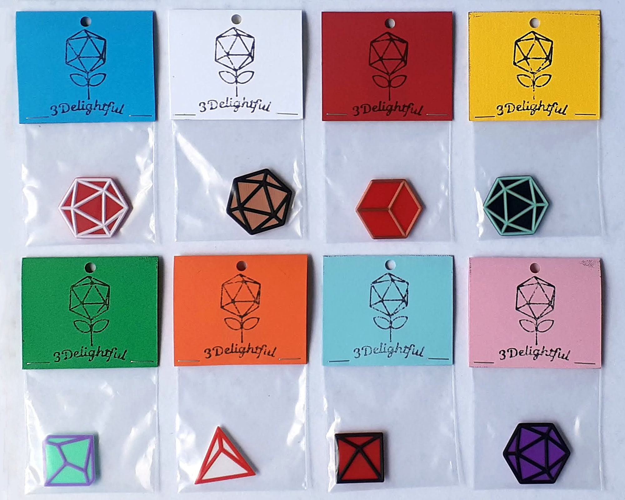 RPG Dice Magnet Personalized Colors Gift for Dnd Players or | Etsy