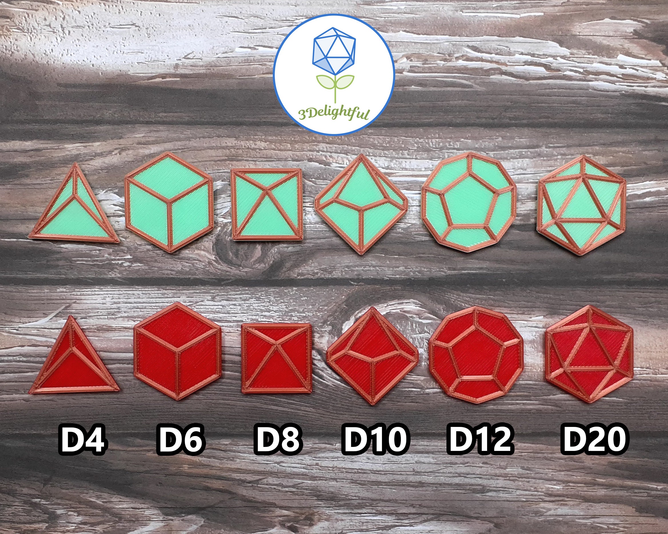 RPG Dice Magnet Personalized Colors Gift for Dnd Players or | Etsy