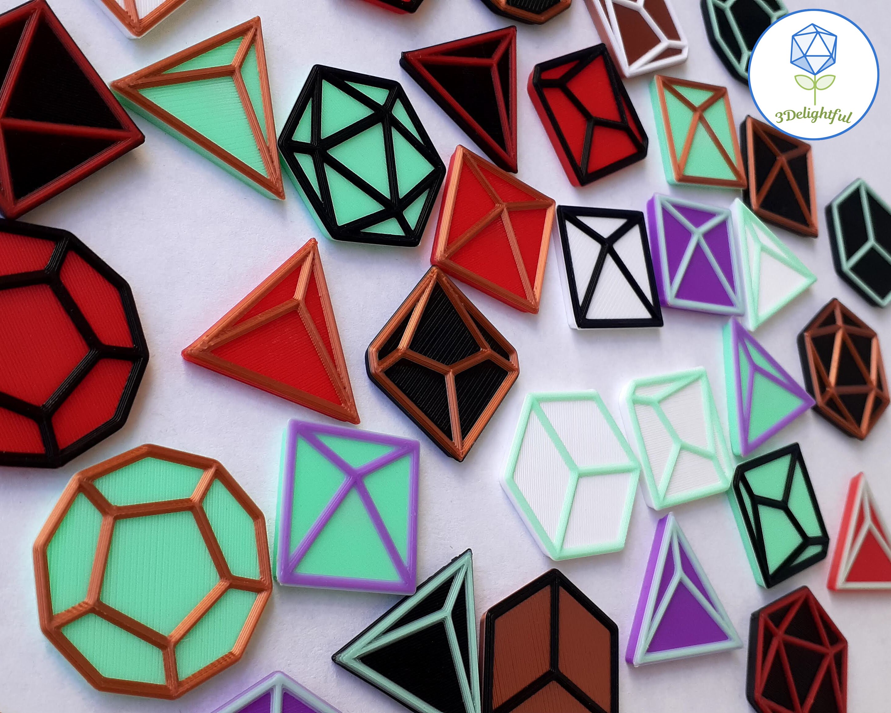 RPG Dice Magnet Personalized Colors Gift for Dnd Players or | Etsy