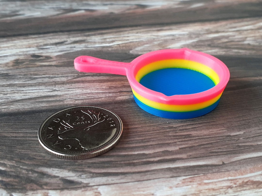 Frying Pan Pride Magnet Pansexual Pride 3D Printed Fridge Magnet - Etsy