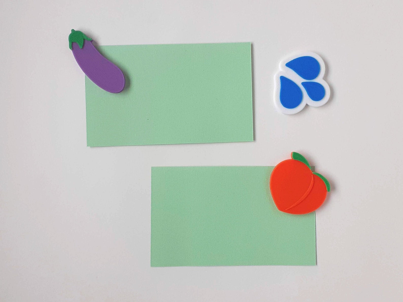 Sexy Emojis Eggplant Peach Sweat Drops Fridge Magnet Or Etsy
