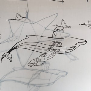 Whales Sculpture, ：sea Animals Art, Wire Sculpture, Whales Metal Art ...