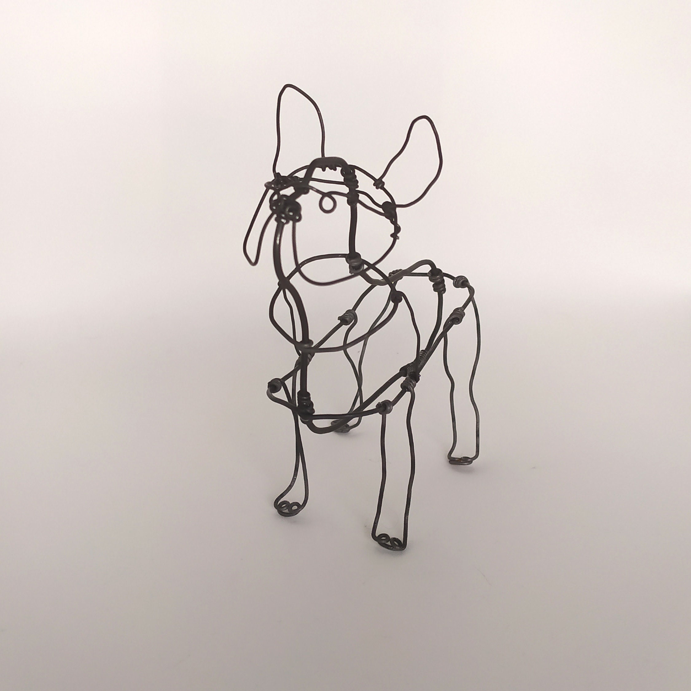 Personalized Dog Sculpture, Wire Art, Wire Sculpture, Dog Metal Art ...