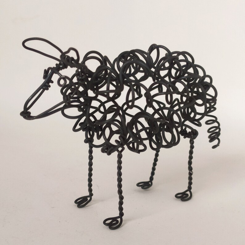 Sheep Sculpture, Wire Art, Wire Sculpture, Sheep Metal Art, - Etsy