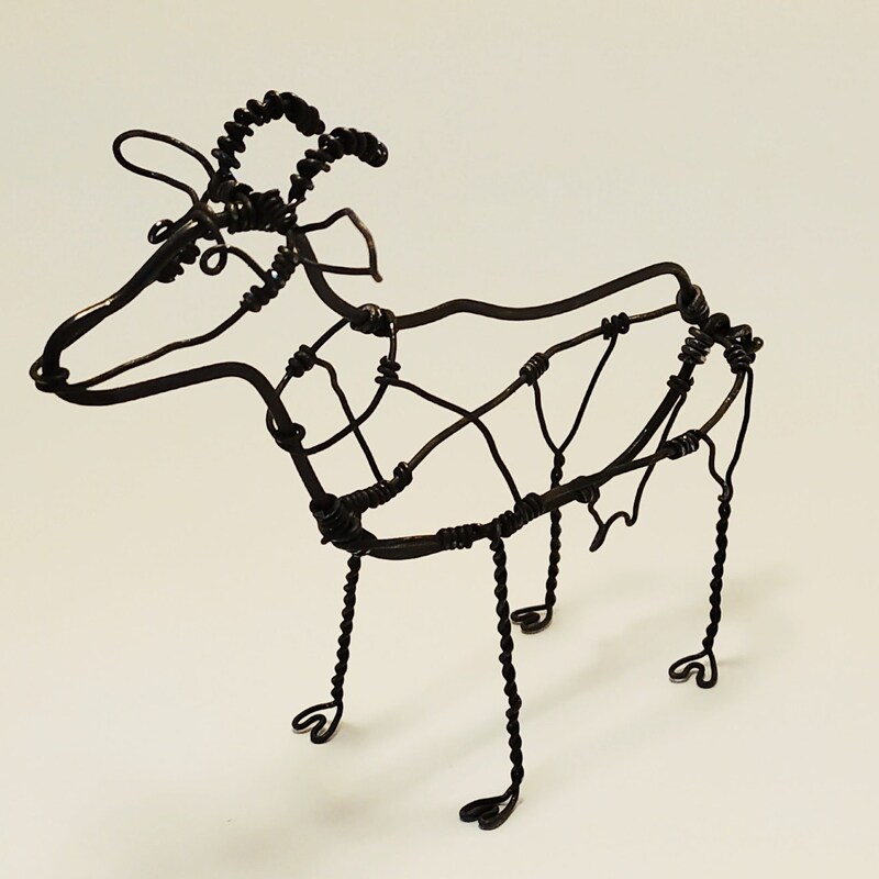 Metal Goat Yard Art - Etsy