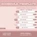Twitch Schedule Template Neapolitan Streamer Assets Vtuber Graphics ...