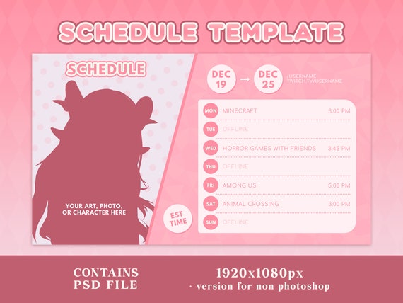art-collectibles-black-twitch-schedule-template-streamer-graphics