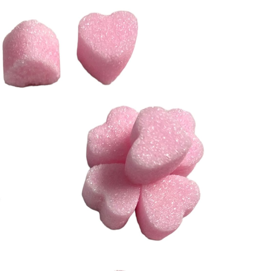 120 Baby Pink Heart Shaped Sugar Cubes - Perfect for Favors and Tea ...