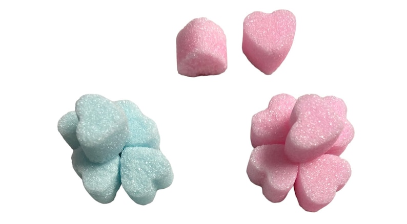 100 Heart Shaped Sugar Cubes - Perfect for Favors and Tea Parties! Sold ...