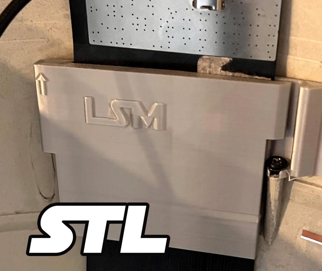 STL - Front Logic Window Screen Holder (to Hold Flexible LED Signs) for ...