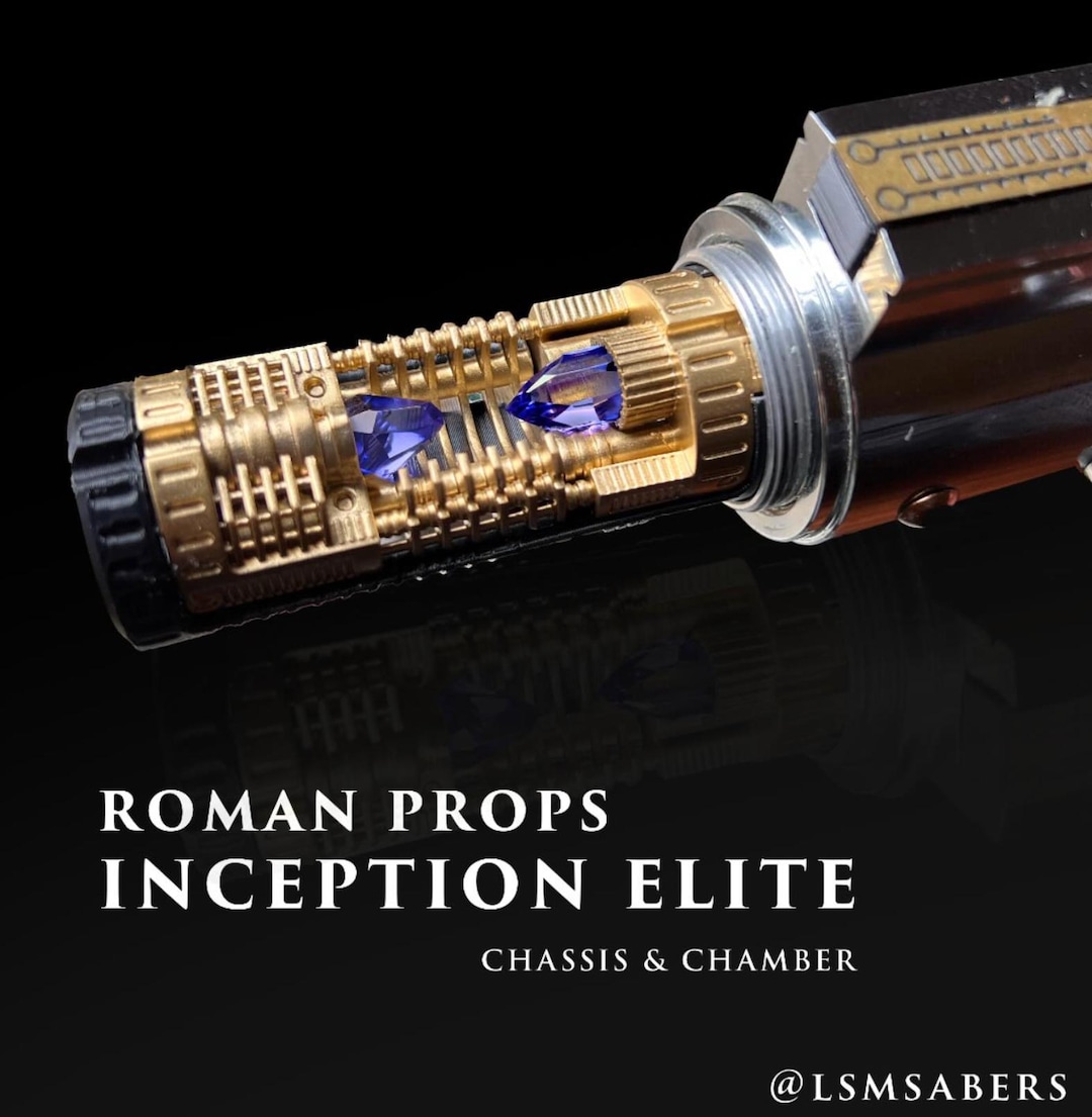 Roman Props Inception Elite – Lightsaber Chassis & Crystal Chamber for ...